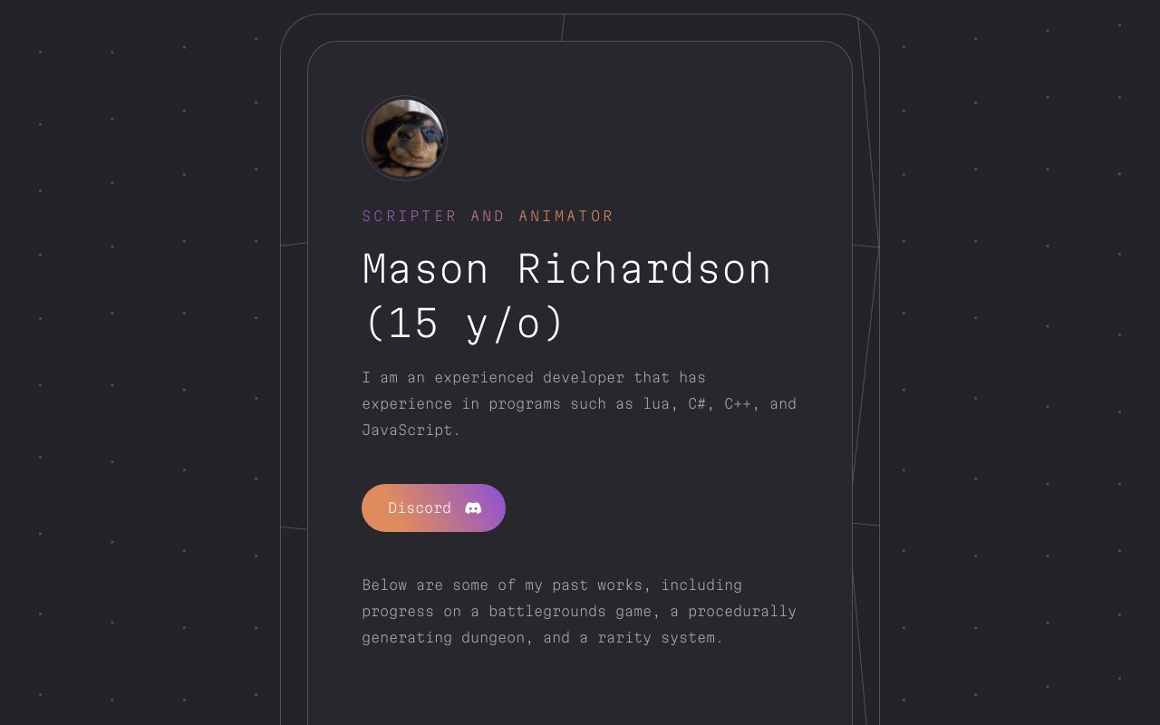 Mason's Portfolio